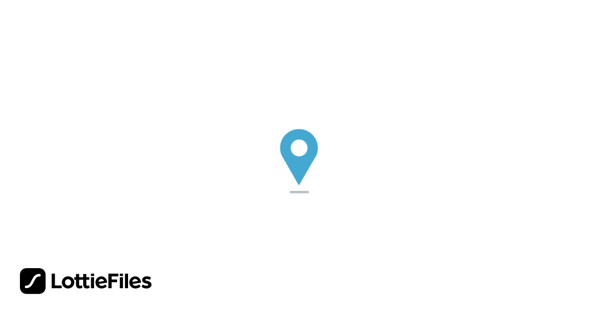 Free Blue Edited Map Pin Animation by Rebeccah Milburn | LottieFiles
