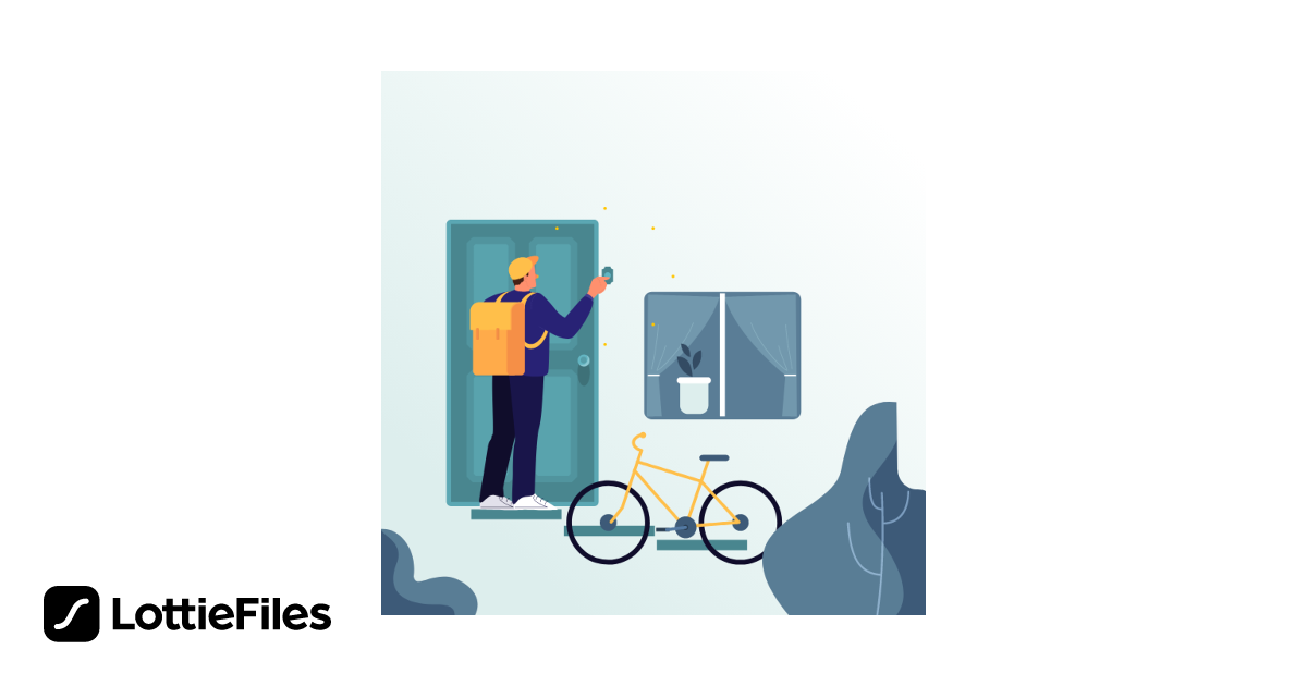 Free Food Delivery Animation by Orbits | LottieFiles