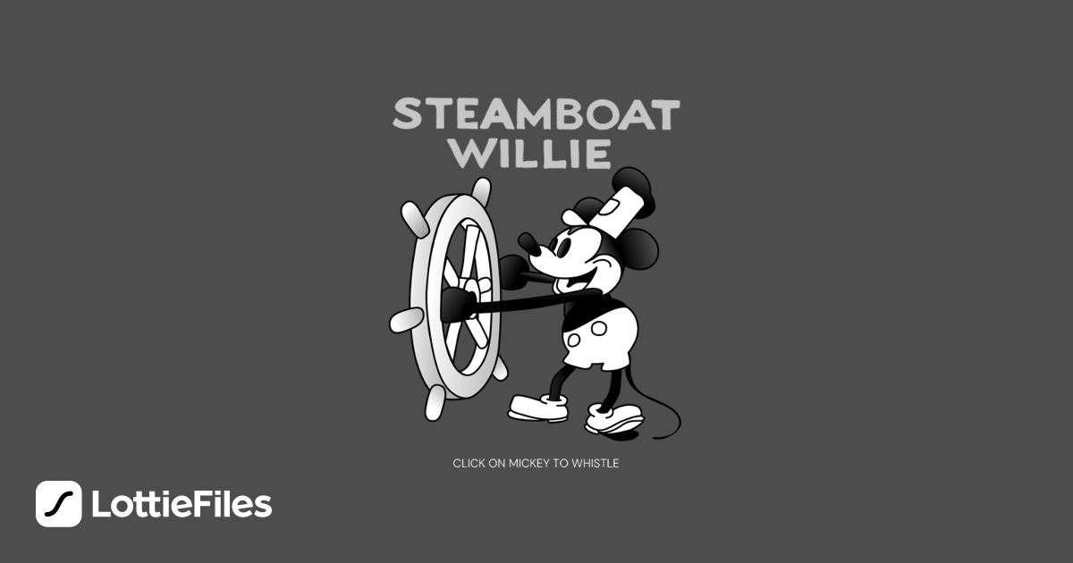 Free Steamboat Wille Re-animated Animation by Mau | LottieFiles