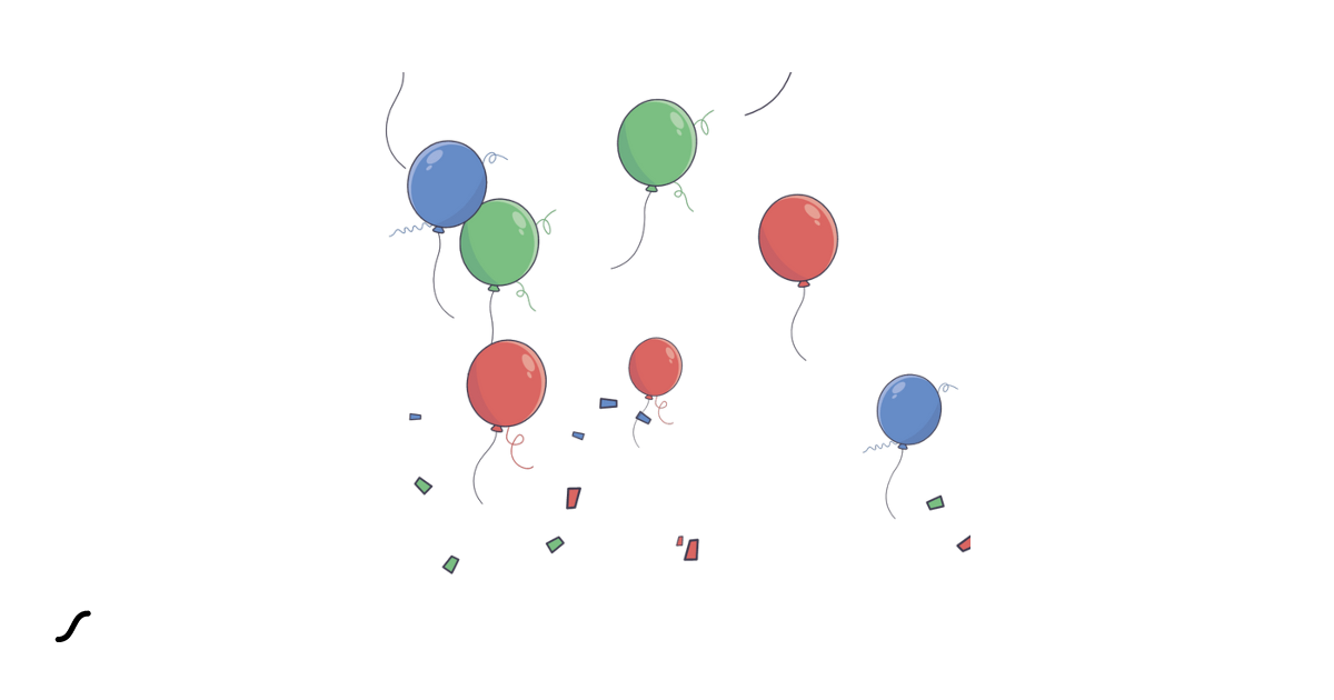Free Birthday Confetti Ballon Animation by Mayank | LottieFiles