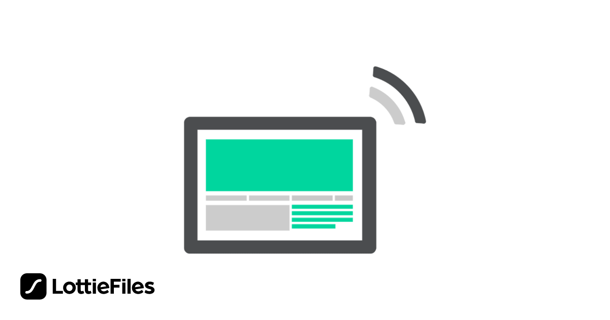 Free Ipad Screen tablet Animation by RBR Digital | LottieFiles