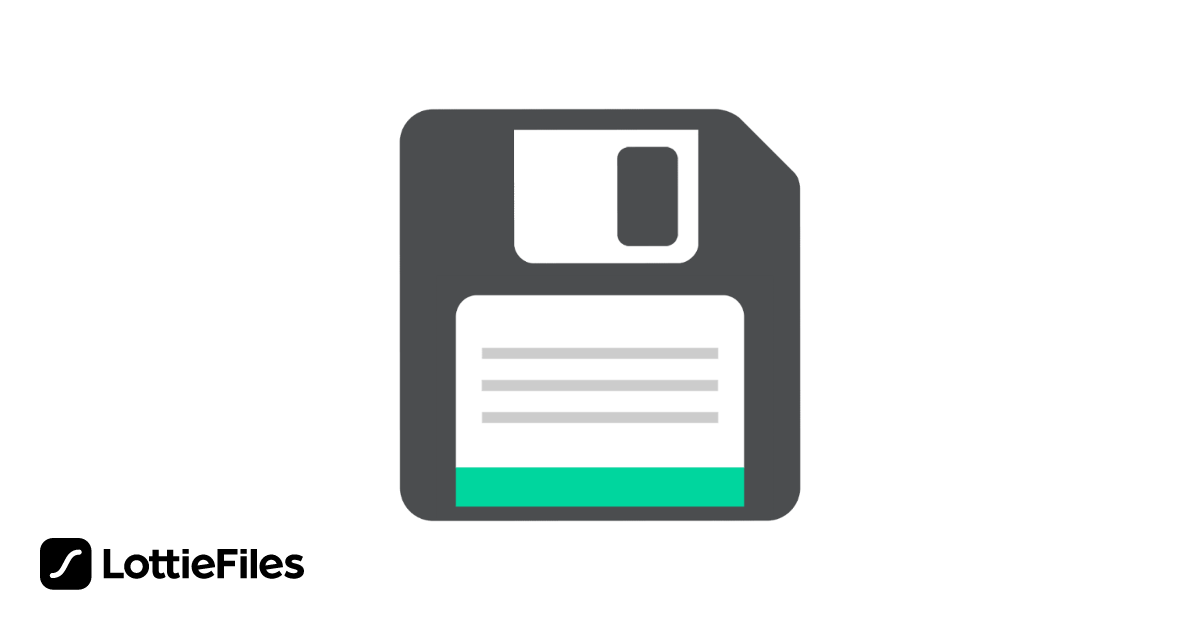 Free Floppy Disk Animation by RBR Digital | LottieFiles