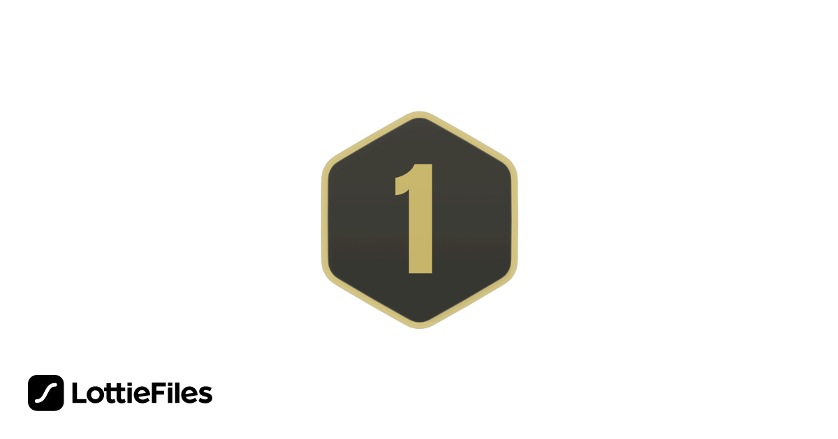 Free Free badge 1 achieved Animation by Vamshi | LottieFiles