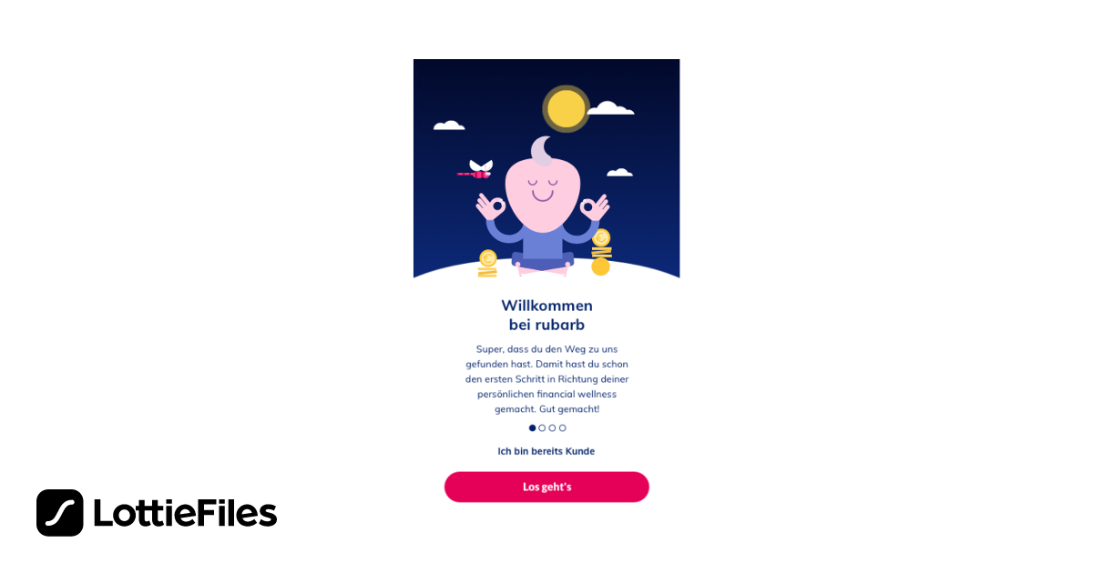 Free Onboarding Screen -Imagined Animation by Axelle Cheng | LottieFiles