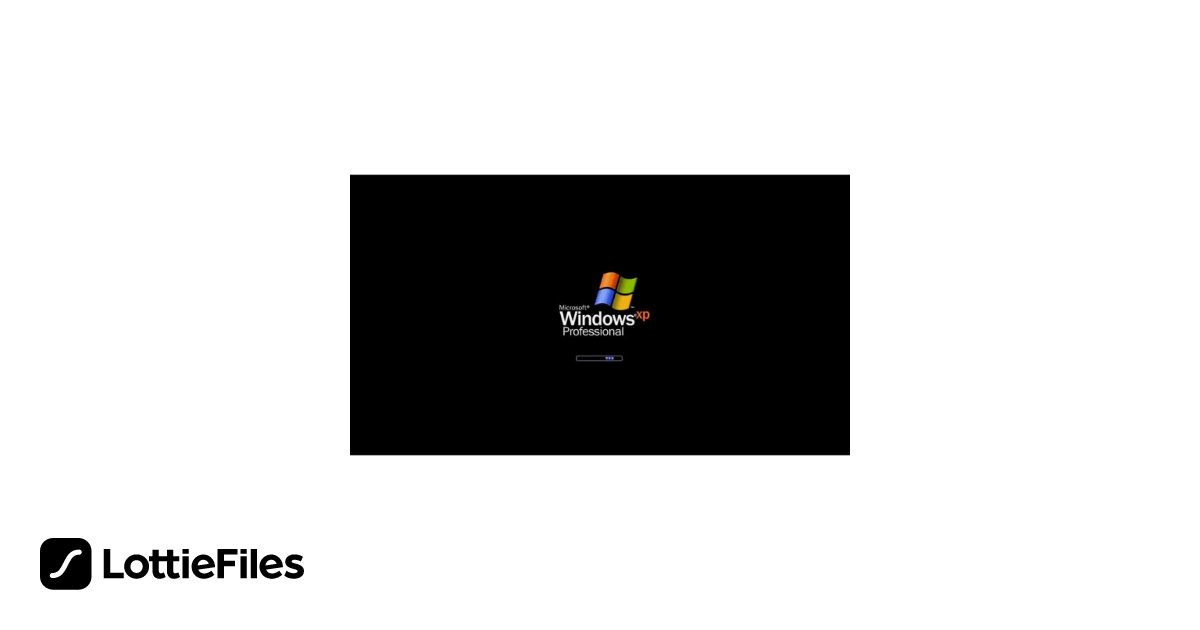 Free Windows XP Loading Animation by Rishika | LottieFiles