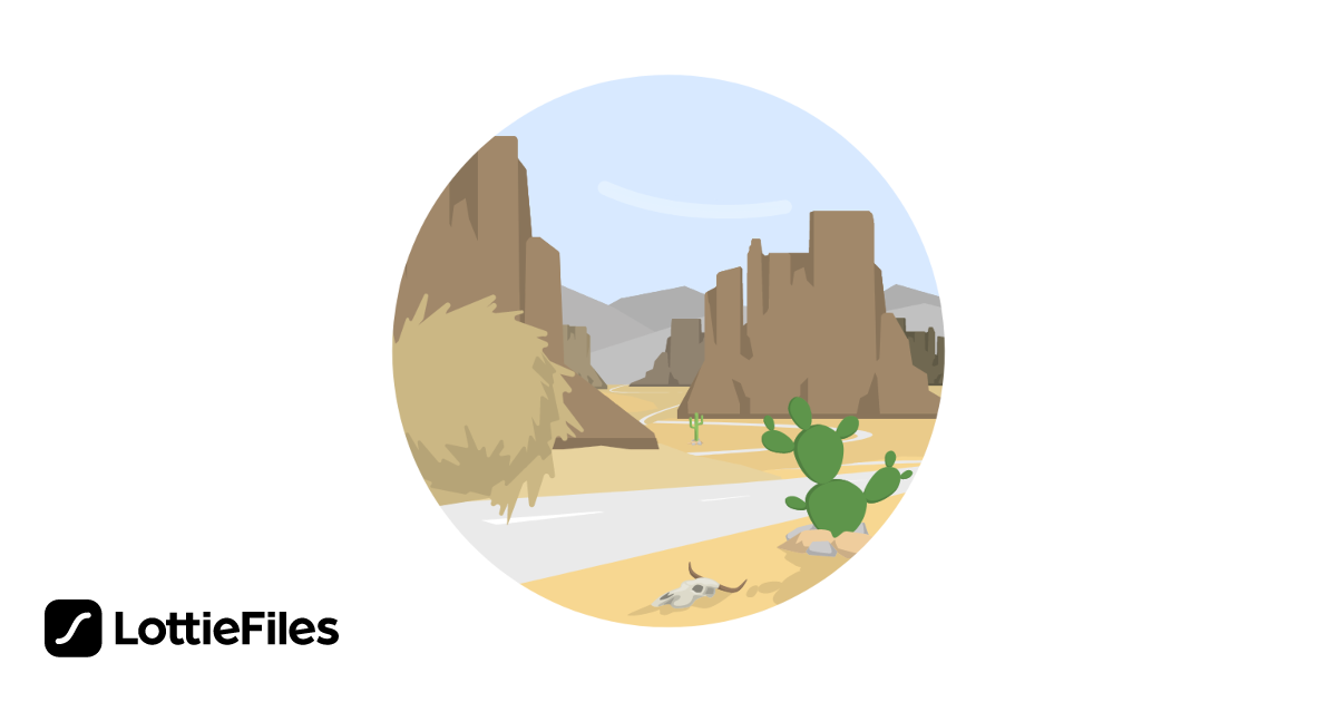 Free Tumbleweed on white background frame Animation by Martin | LottieFiles