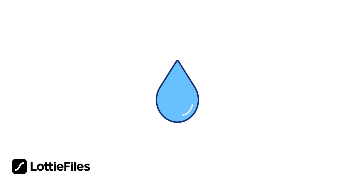 Free Drop water Animation by Hou | LottieFiles