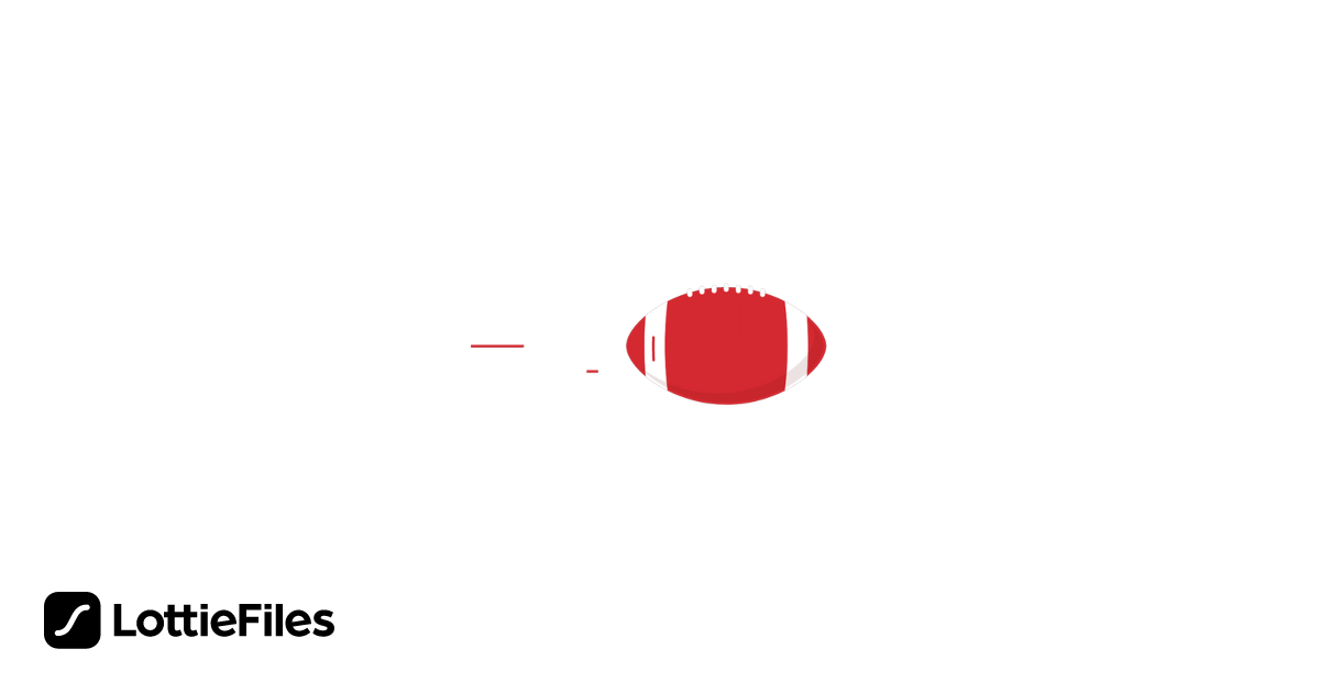 Free red football rotating Animation by Vic Wild | LottieFiles