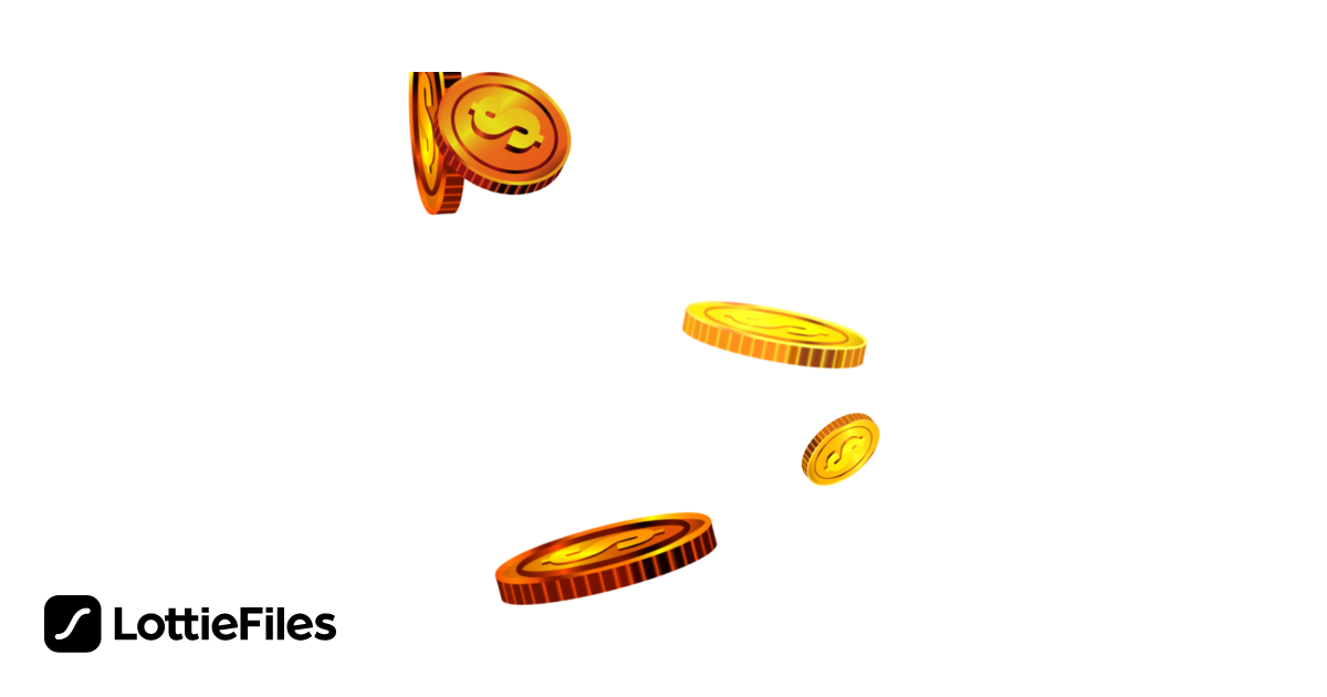 Free rain of coins Animation by Eduardo | LottieFiles
