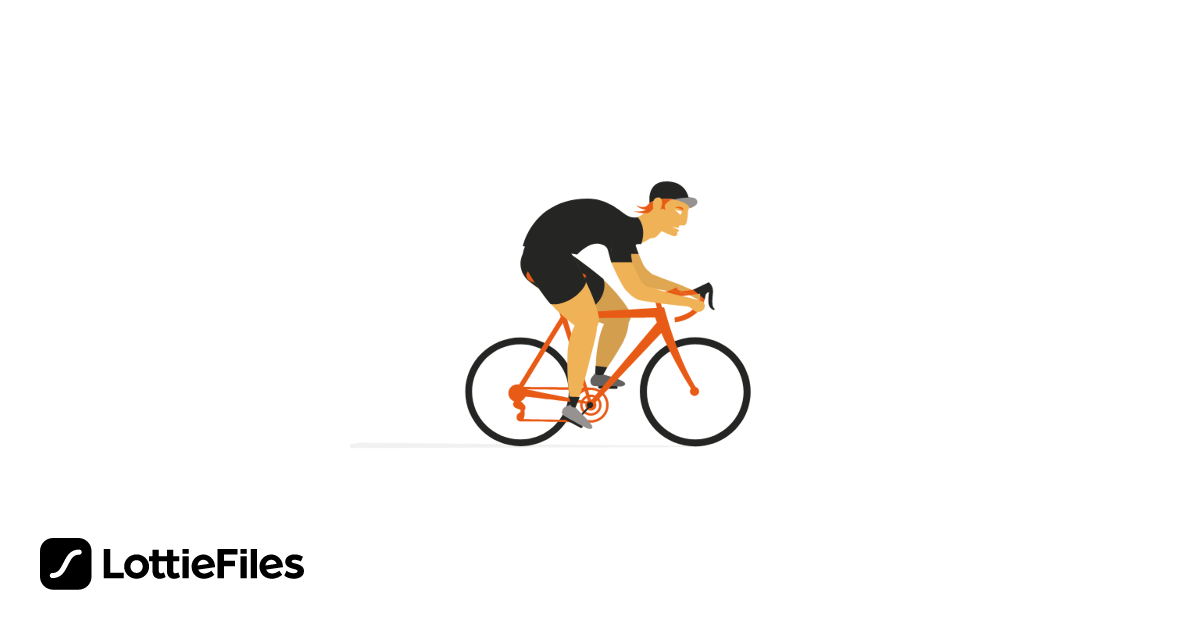 Free Bicycle racer animation Animation by Johnny | LottieFiles