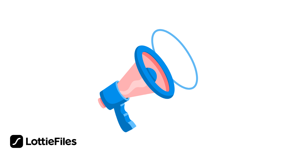 Free Megaphone Animation by Brian | LottieFiles