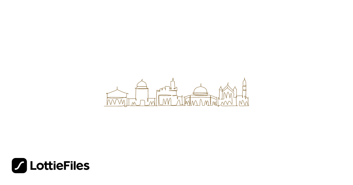Free Jerusalem-skyline Animation by Kedar Vishnoliya | LottieFiles
