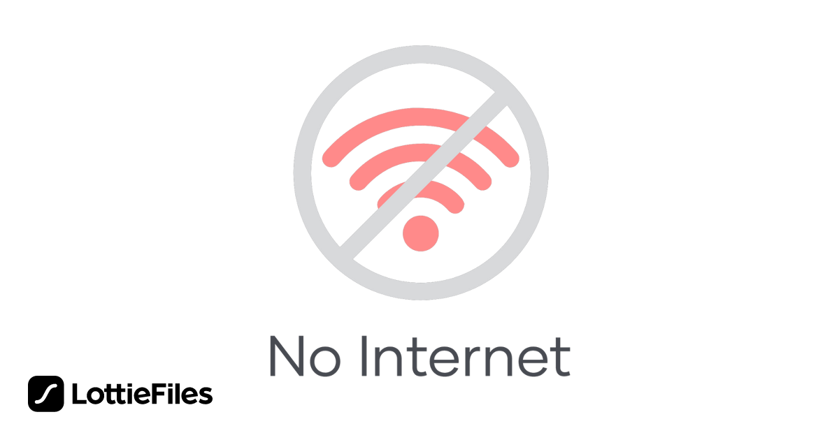 Free No Internet Animation by Tariq Ahmed | LottieFiles