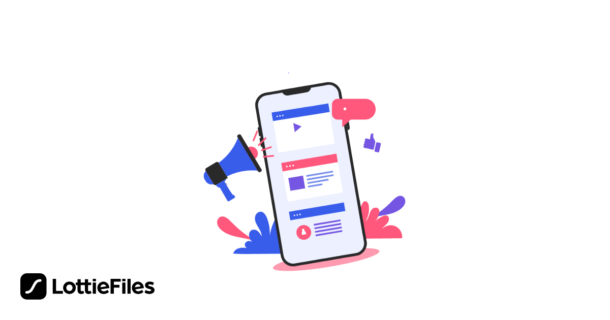 Free MOBILE MARKETING Animation by Ogunwole Akinyemi | LottieFiles