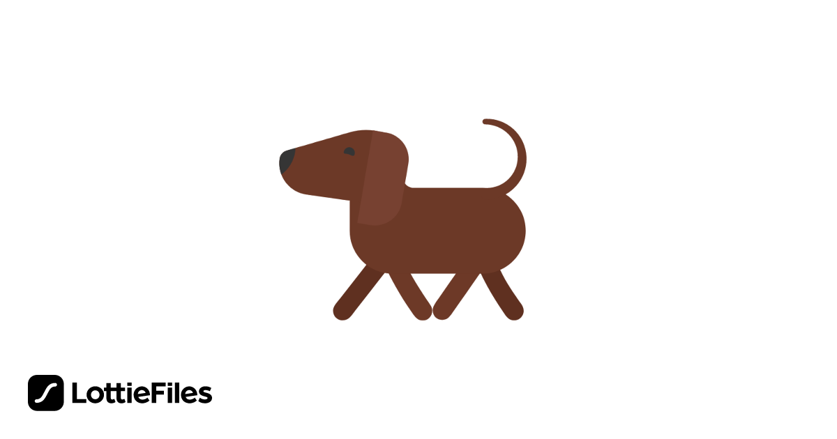 Free Doggie Walk Animation by Hill Motion | LottieFiles