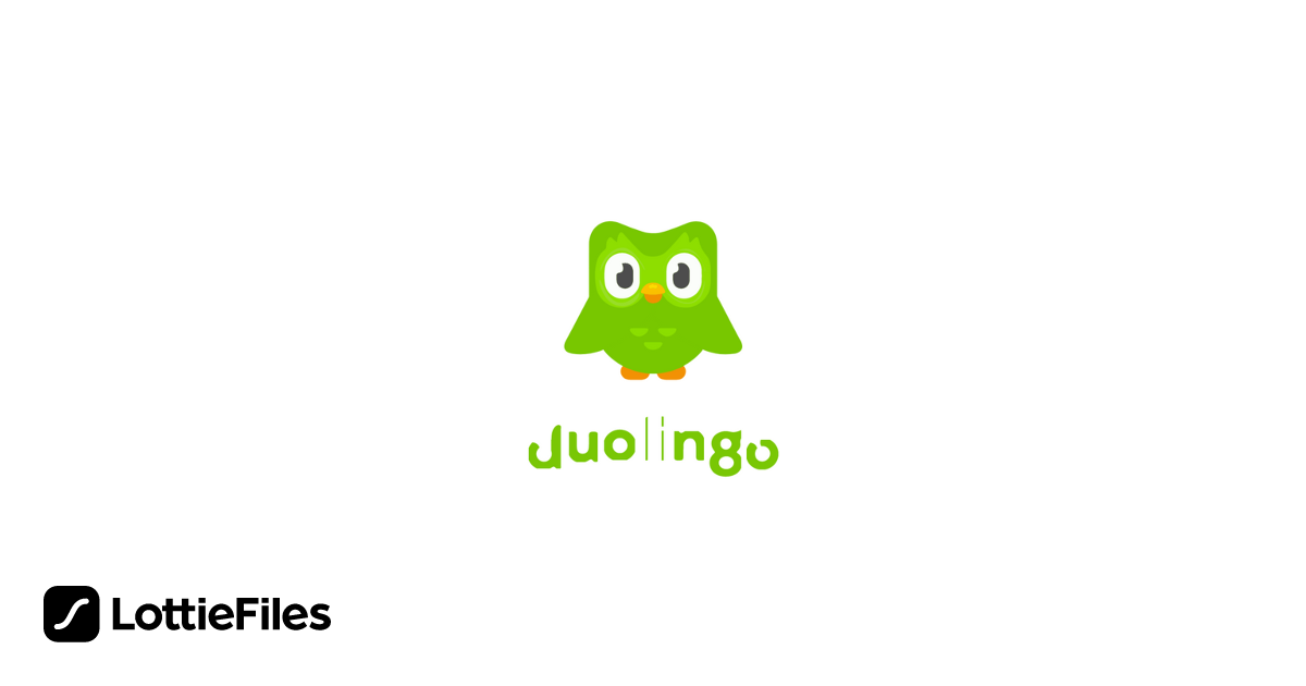 Free Duolingo Logo Animation Animation by Jayant | LottieFiles