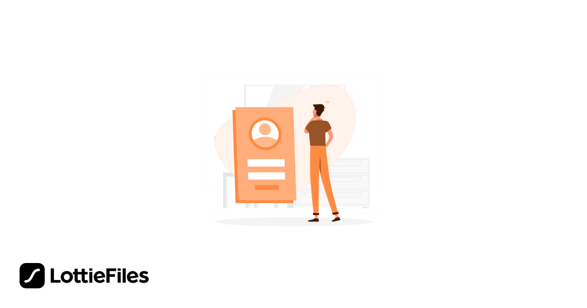 Free login orange Animation by Join to | LottieFiles