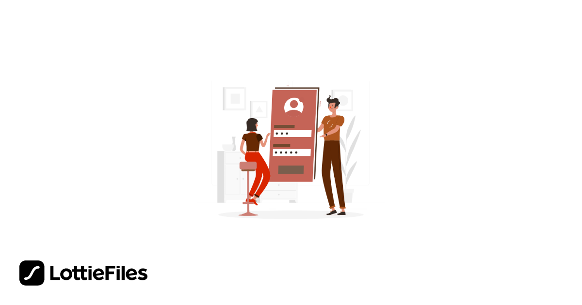 Free login Animation by Fatimata | LottieFiles