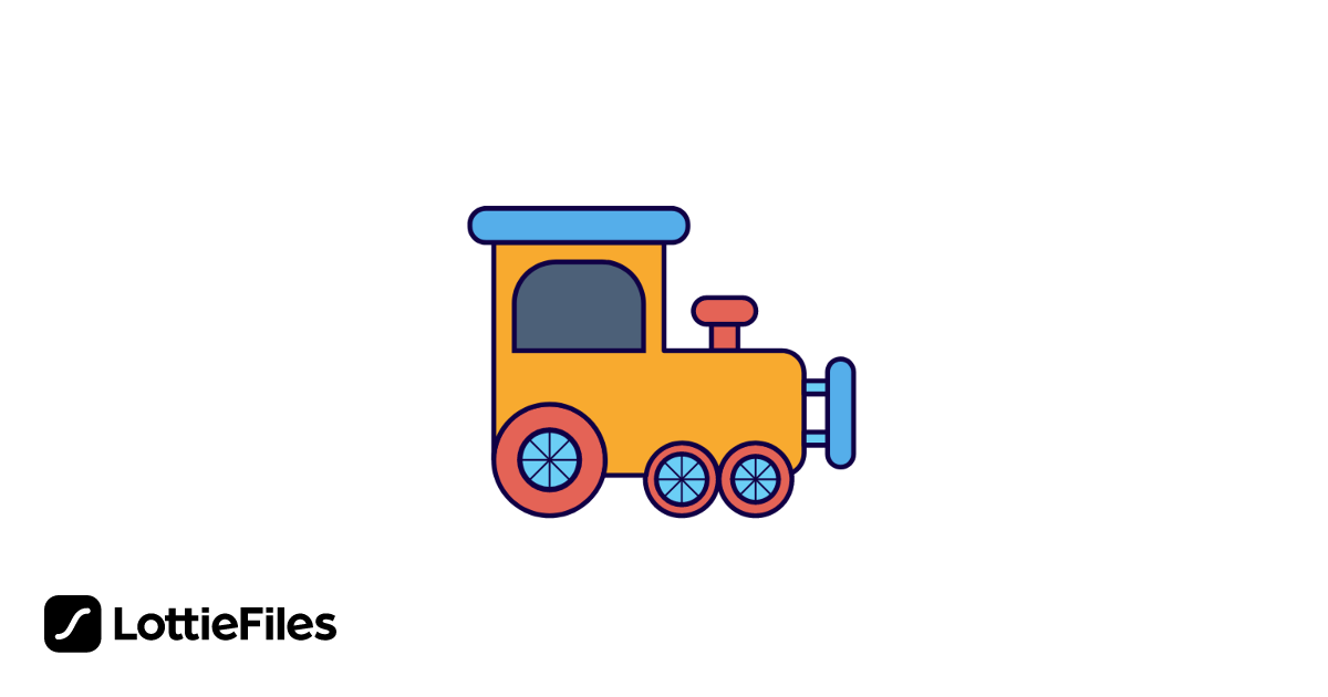 Free Baby Toy Train Animation by Osama | LottieFiles