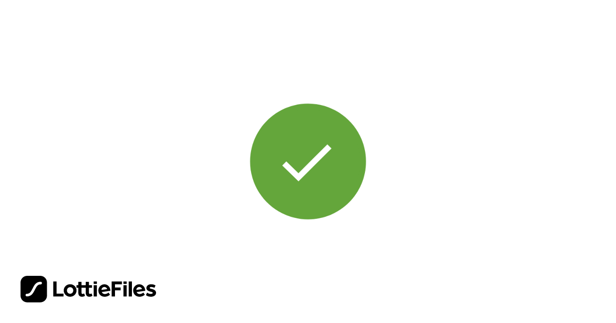 Free right tick Animation by Nidhi | LottieFiles