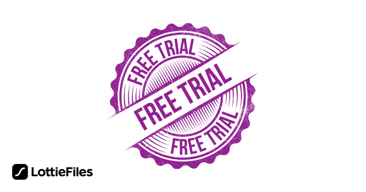 Free Free Trial Animation by Vinith John | LottieFiles