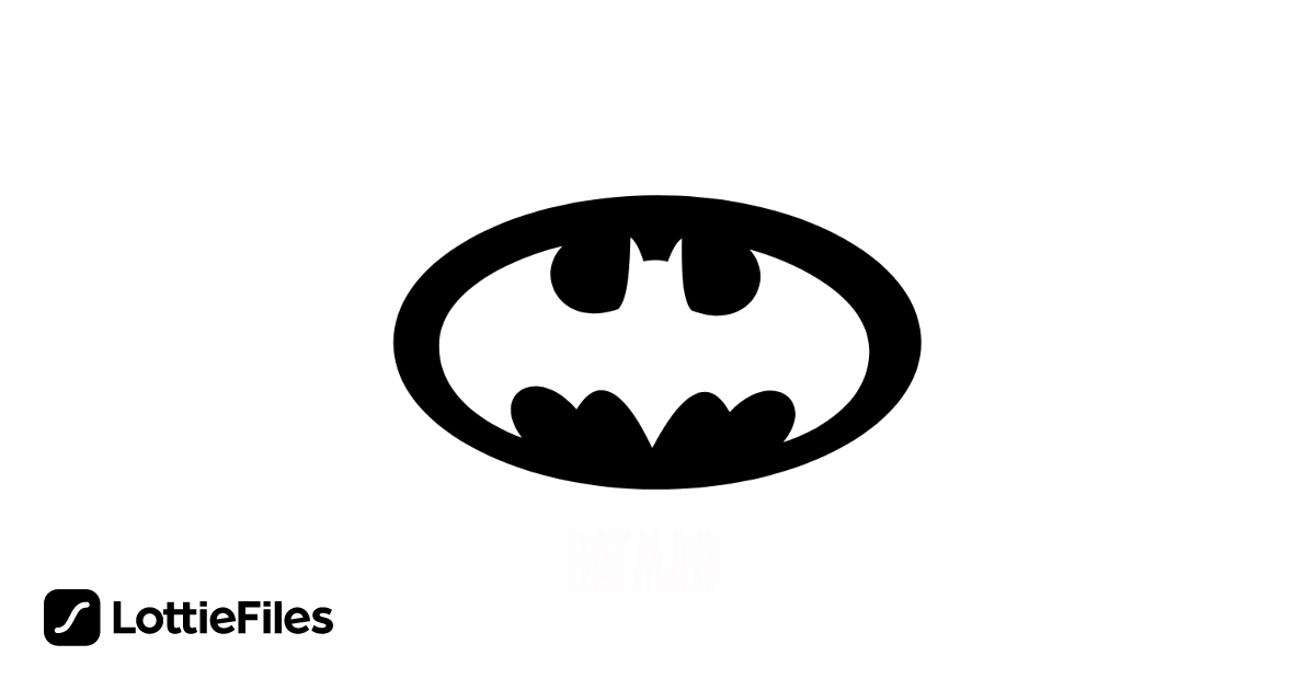 Free Batman -black theme Animation by Sarbjeet Kaur Chauhan | LottieFiles