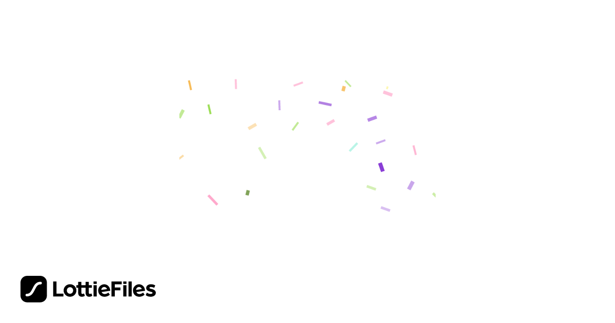 Free Confetti Animation by 樋口洸太郎 | LottieFiles