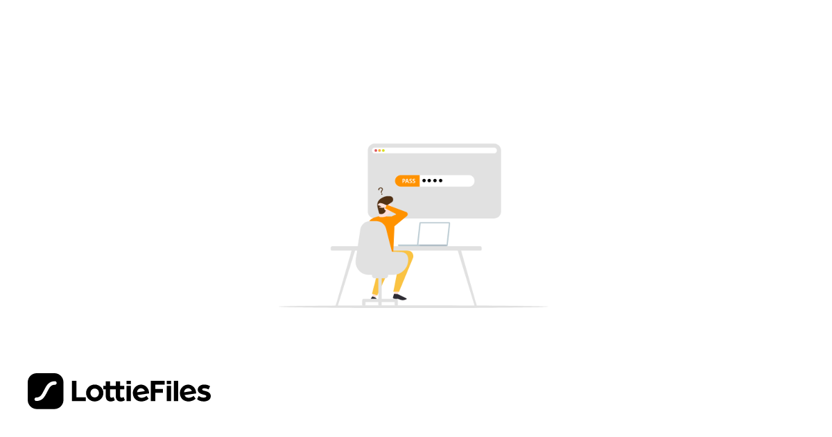 Free forgot password Animation by Siddharth Mishra | LottieFiles