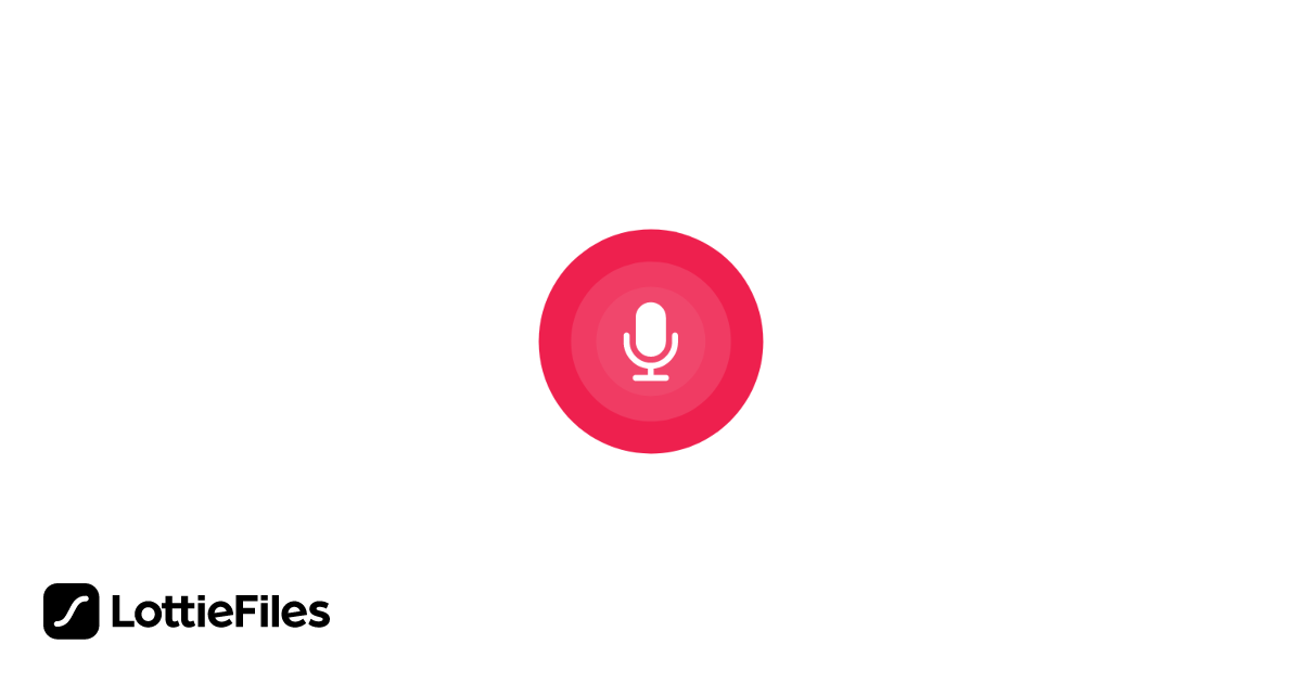 Free microphone Animation by Manishika Trikha | LottieFiles