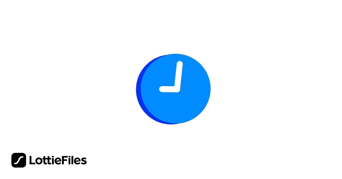 Free Clock Animation by worst | LottieFiles