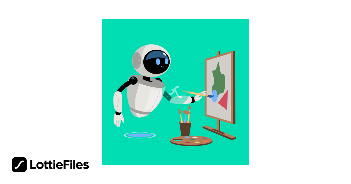 Free AI character drawing Lottie JSON animation Animation by Weblodge ...