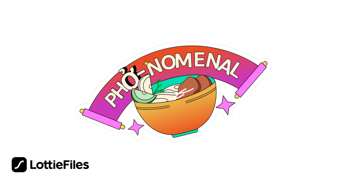 Free Vietnam Pho Animation by Kelly Loh | LottieFiles