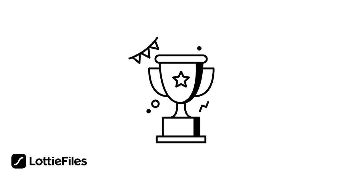 Free Trophy Icon Animation by Hamidreza | LottieFiles