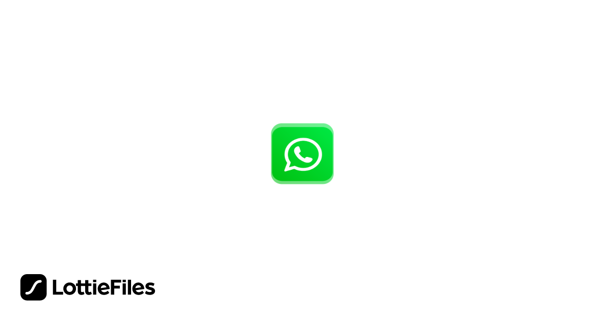 Free Whats App Animation by ii_Sukii. | LottieFiles