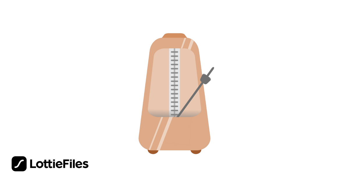Free Metronome Animation by Ekaterine | LottieFiles