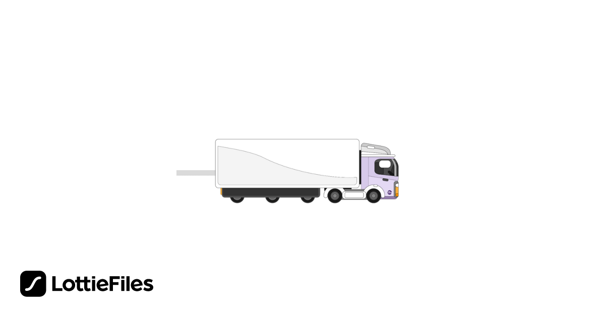 Free Moving Truck Animation by Abdul Ghani | LottieFiles