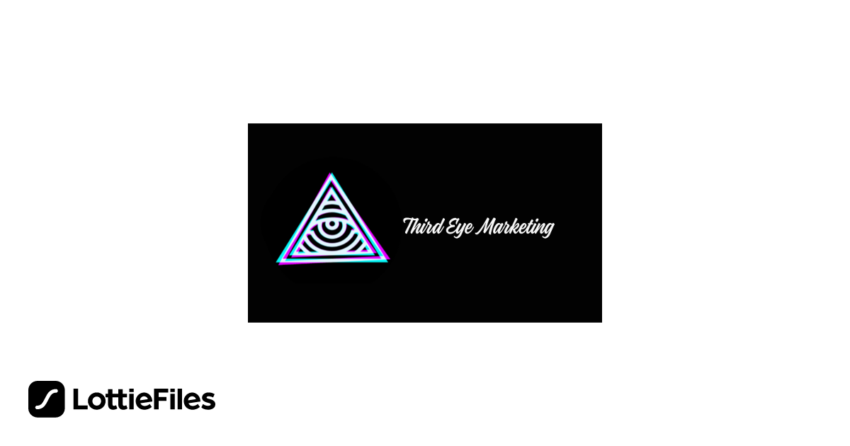 Free third eye marketing logo Animation by jonathanpayson | LottieFiles
