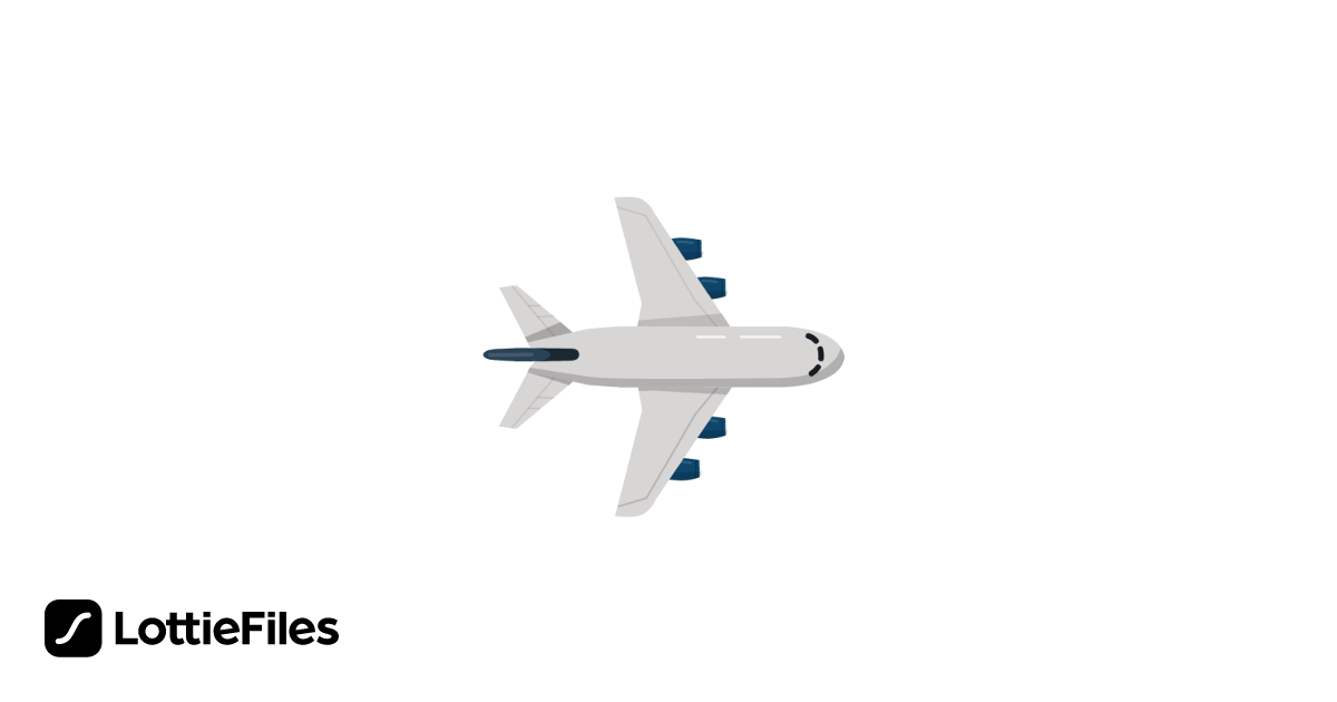 Free Plane Animation by Rikin Patel | LottieFiles