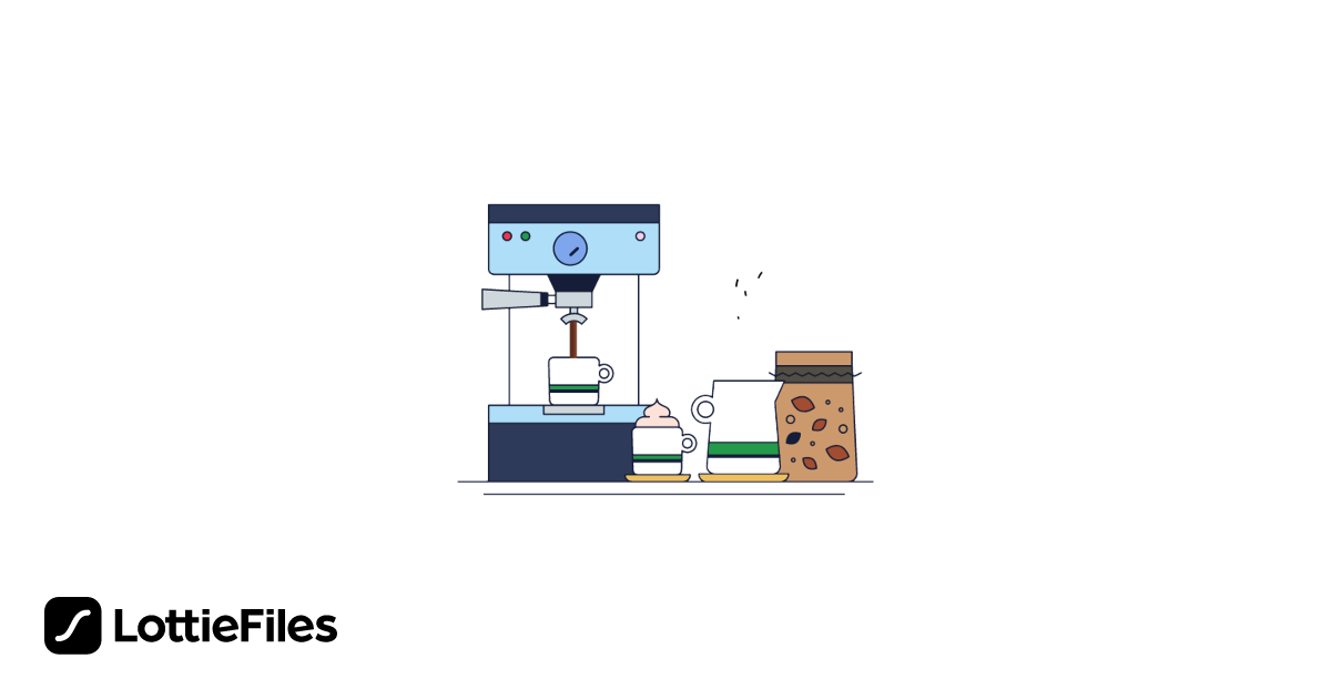 Free Coffee Machine Animation by Mayuri | LottieFiles