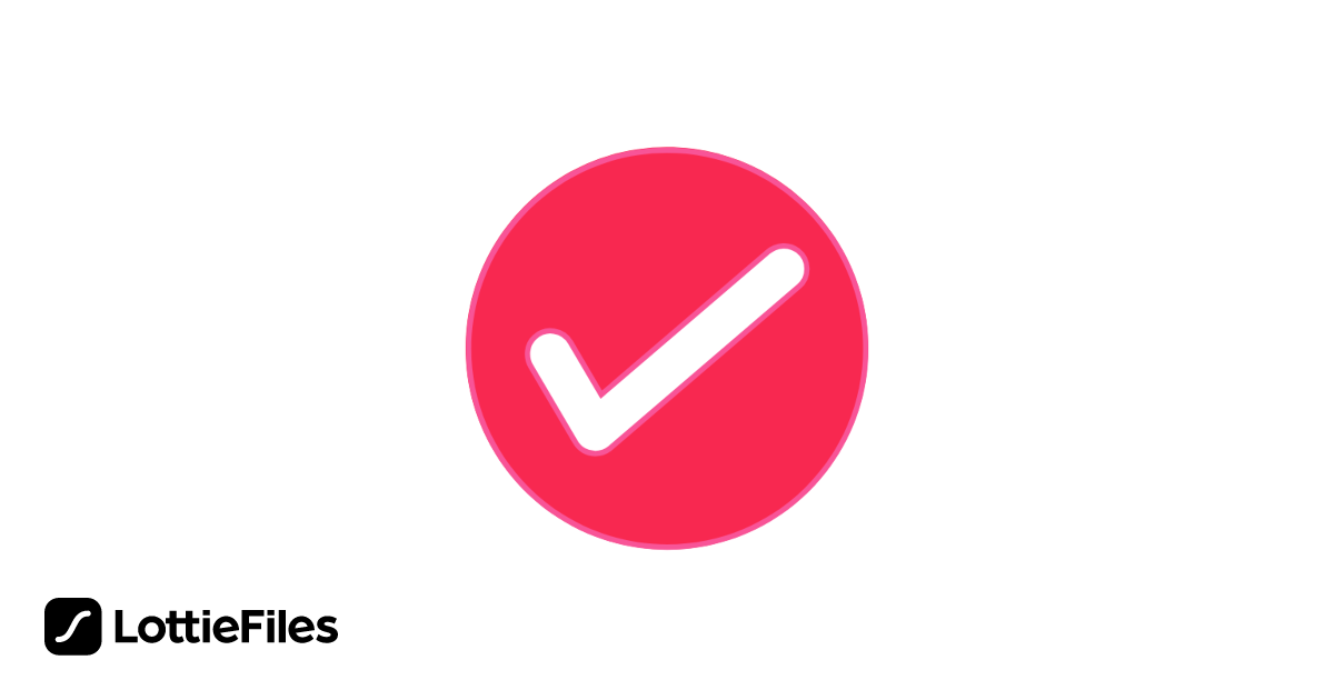 Free Check Mark Animation by Angel | LottieFiles