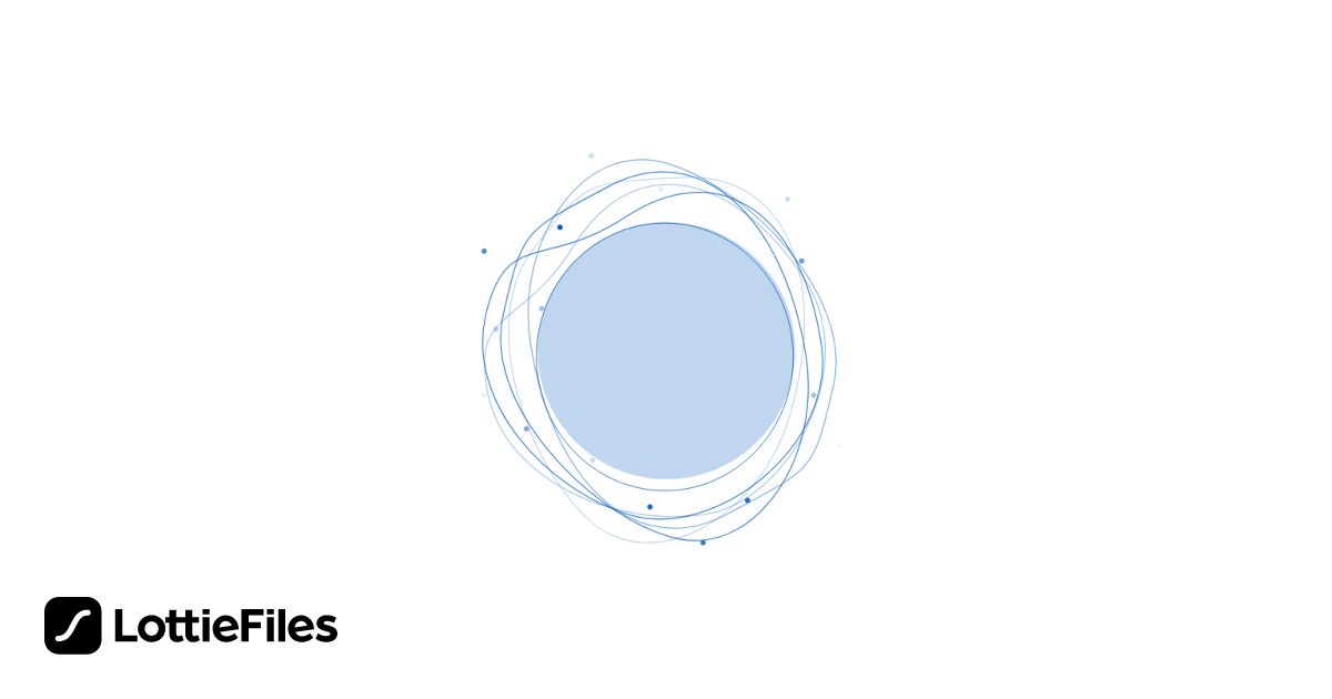 Free blue circle Animation by Yurii Babii | LottieFiles