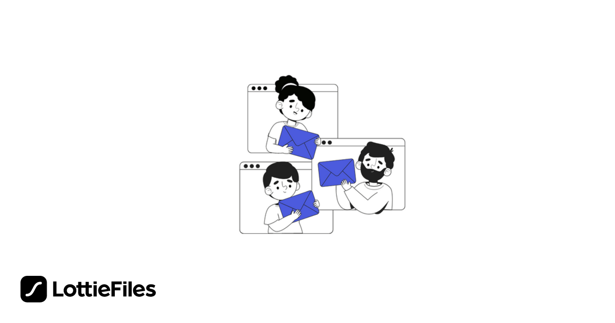 Free Email Transfer Animation Animation by Uzair | LottieFiles