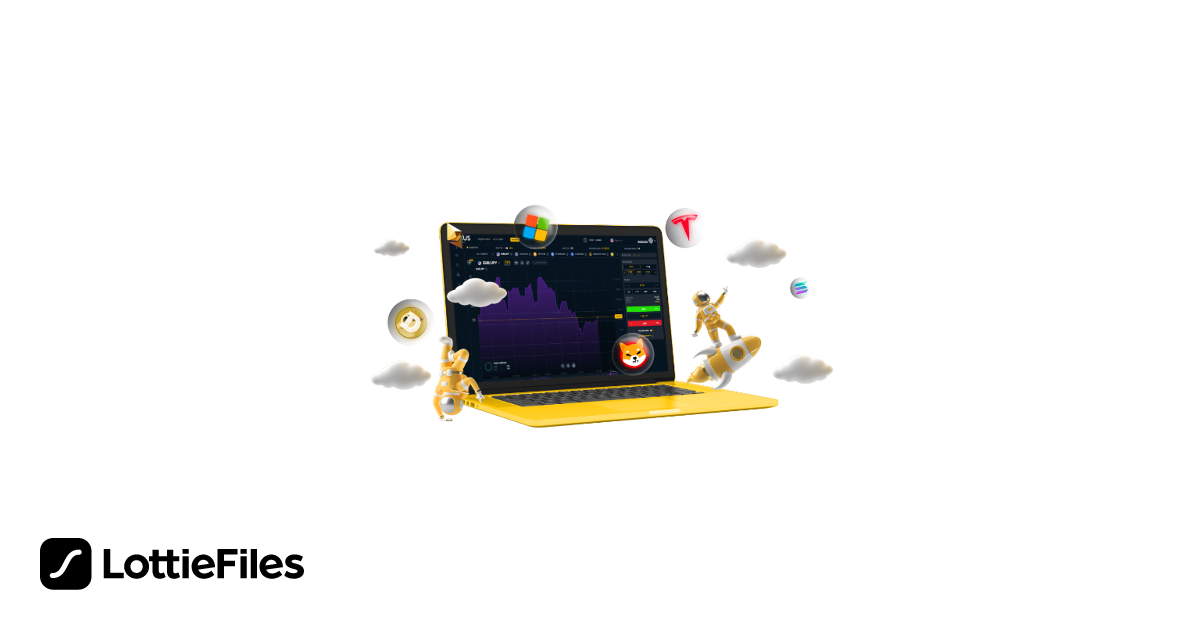 Free Coins and Devices Animation by Miguel | LottieFiles
