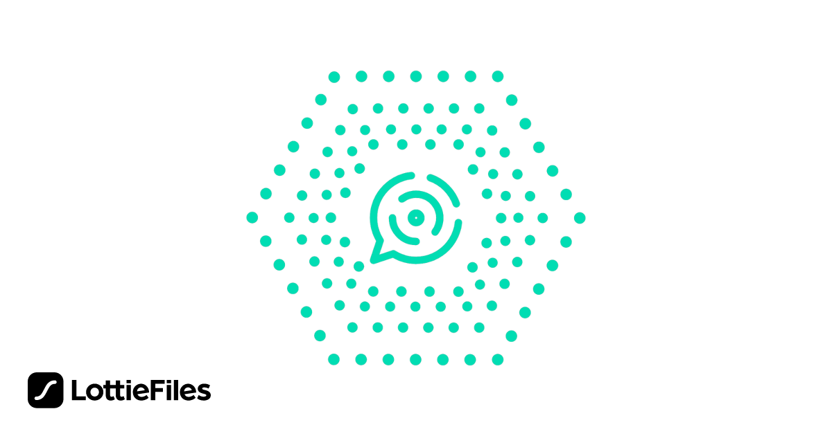 Free Chat status icon Lottie JSON animation Animation by Weblodge ...