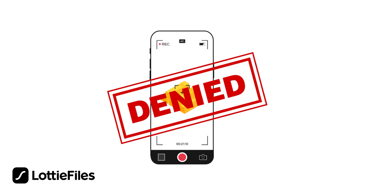 Free Denied Animation by kopepa1329 | LottieFiles