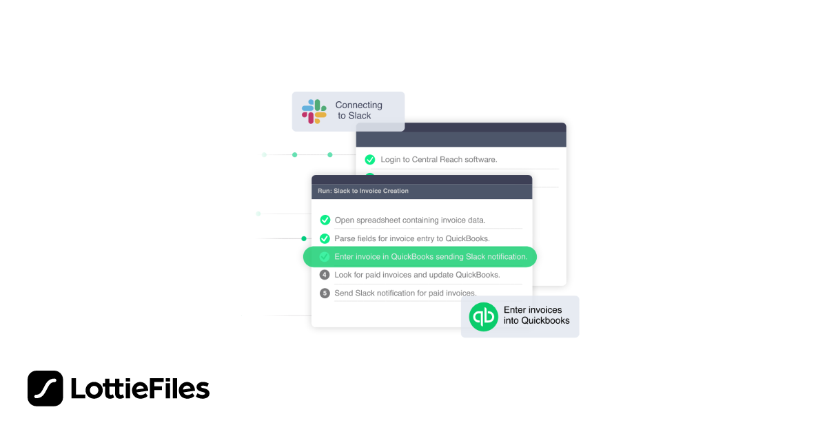 Free Process Automation With Slack And Quickbook Animation by ...