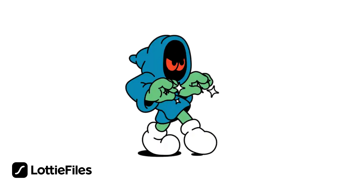Free Ghost Walking Slowly Animation by Irfan | LottieFiles