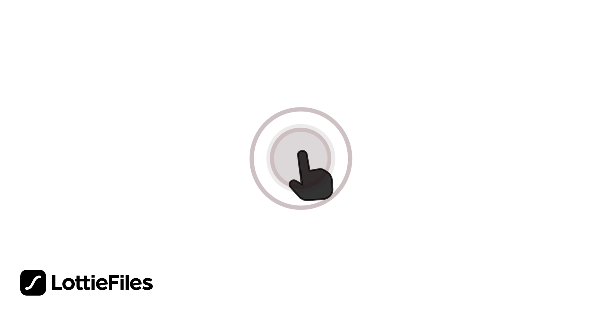 Free Hand Click Animation by Aftab | LottieFiles