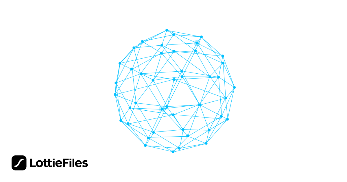Free Geometric Globe Animation by Sam Petrillo | LottieFiles