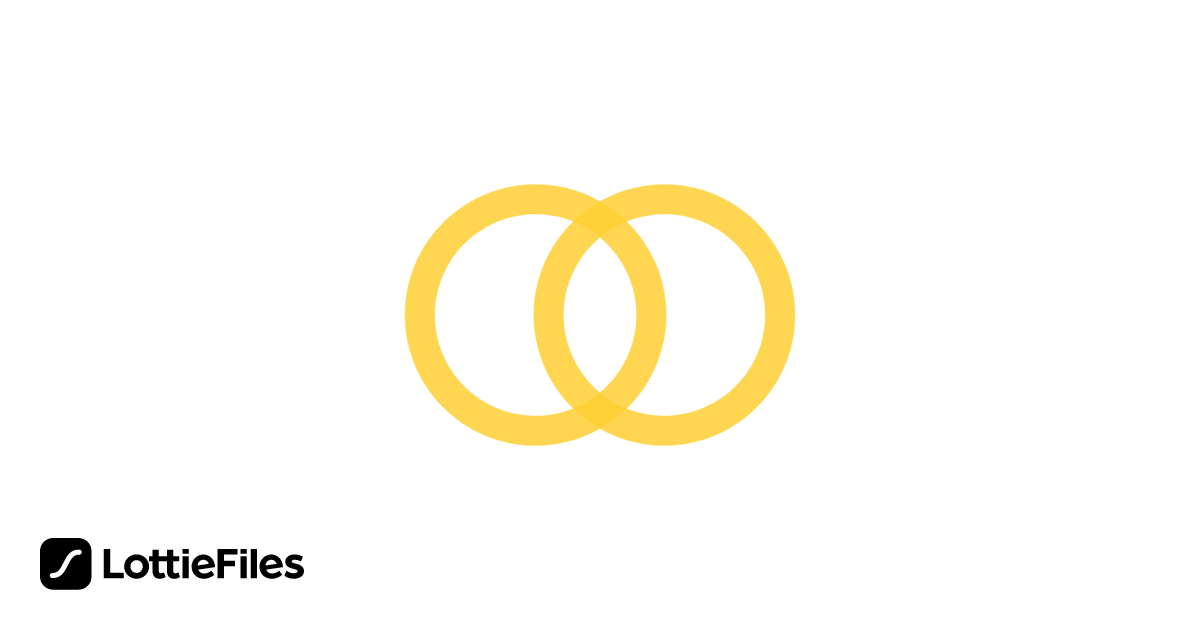 Free Double Circles | Yellow Animation by Dhinesh | LottieFiles